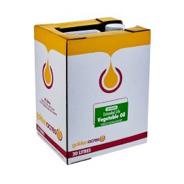 GOLDEN ACRES VEGETABLE OIL - BOTTLE IN BOX