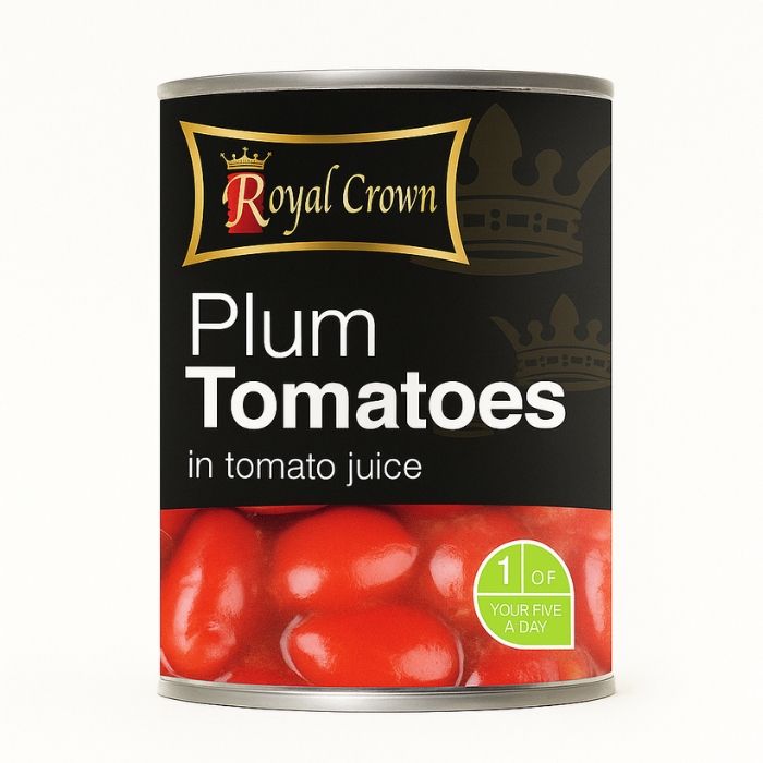 ROYAL CROWN PLUM PEELED TOMATOES 6X2.5KG