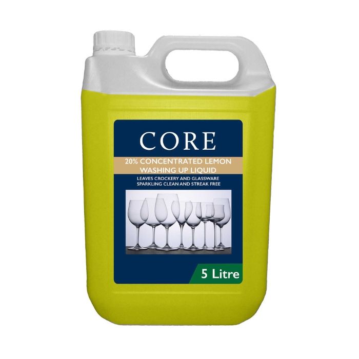 CORE 20% CONC WASH UP LIQUID LEMON